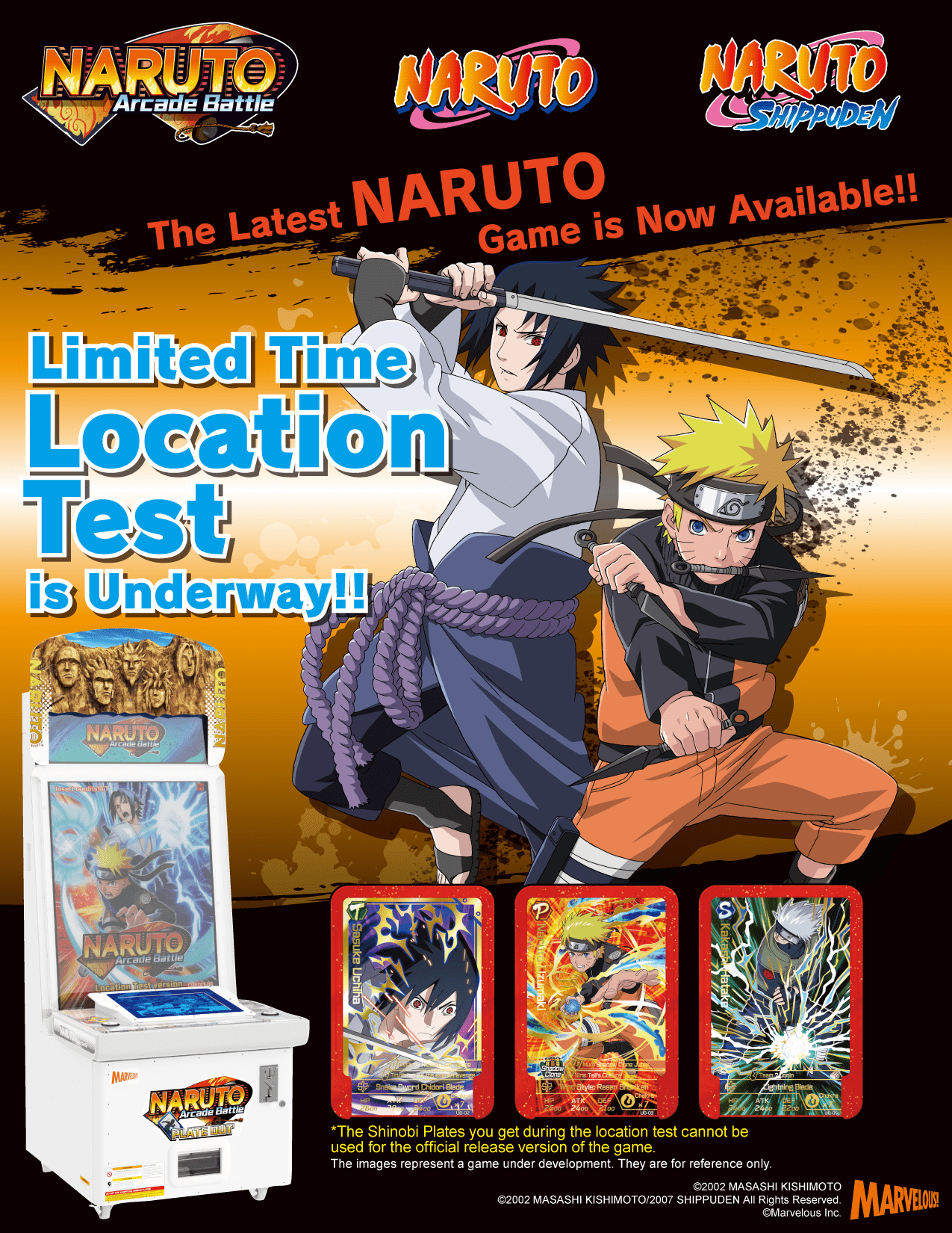 NARUTO Arcade Game Location Test | Marvelous USA